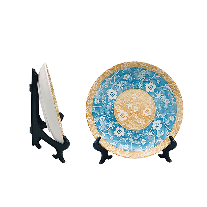 Light Blue Ceramic Plate 8 Inch – Elegant Serveware – shakeel