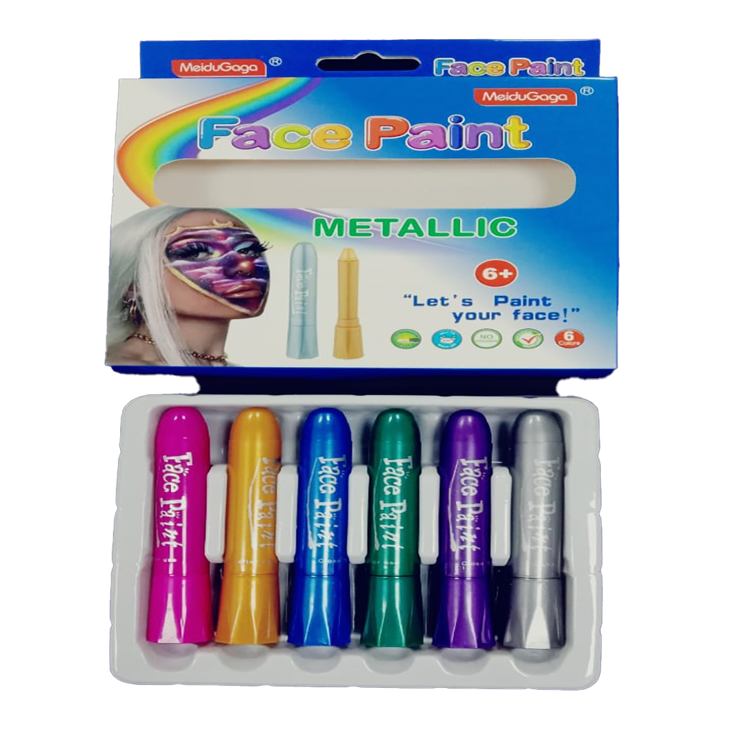 Metallic Face Paint Colours in Sharjah & Dubai – shakeel