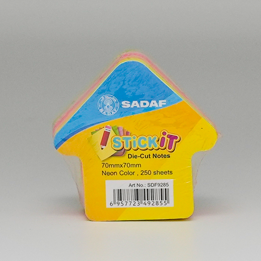 SADAF Arrow Shape Sticky Notes – 250 Sheets – shakeel